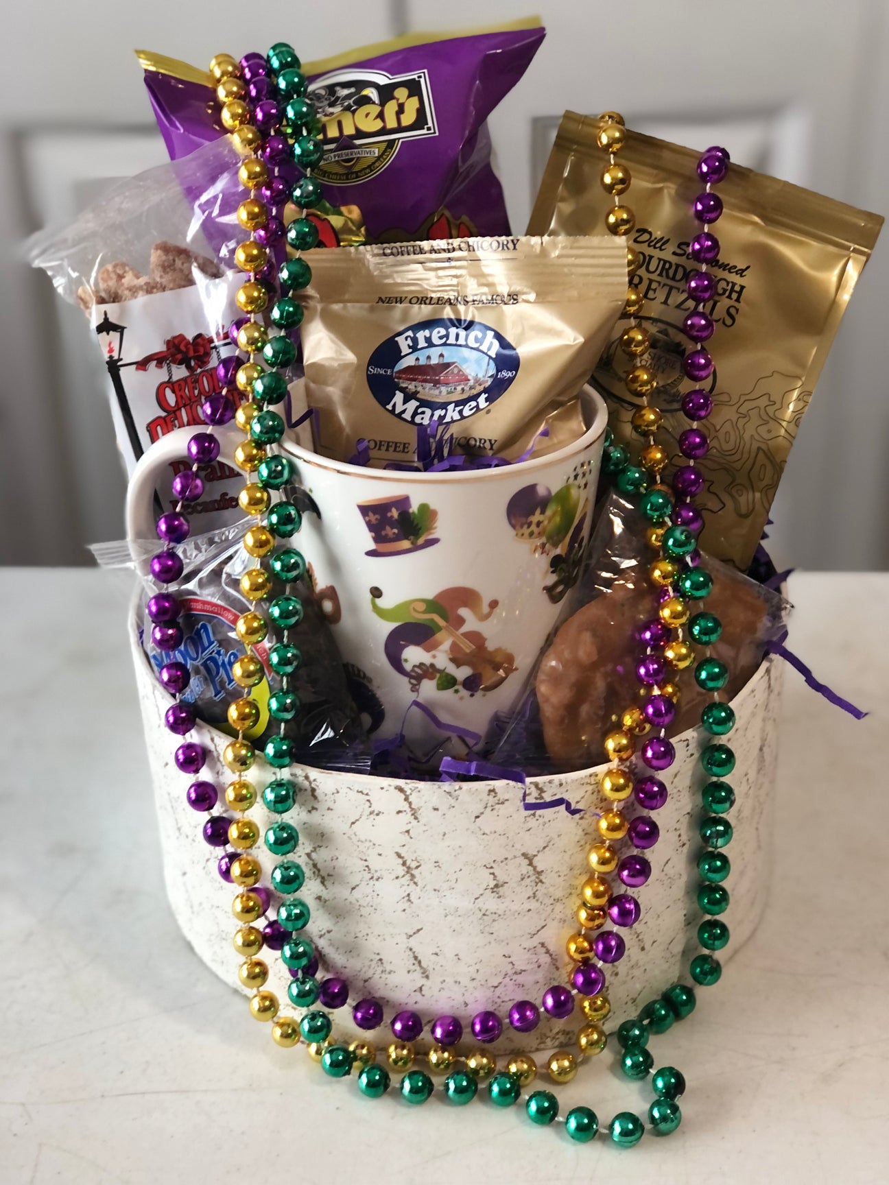 Mardi Gras Platter! – Nancy's Corner Gift Baskets