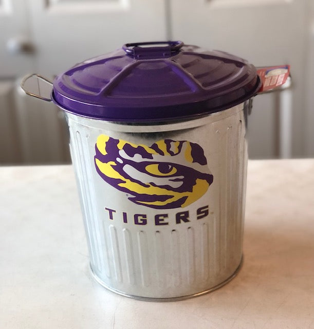 LSU Trash Can! – Nancy's Corner Gift Baskets